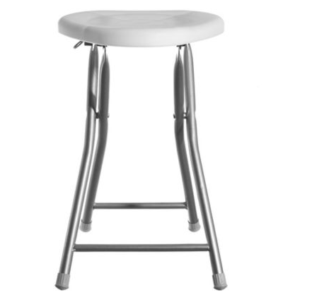 Banquito Plegable SM Blanco 29 x 45 cm • El Bunkker